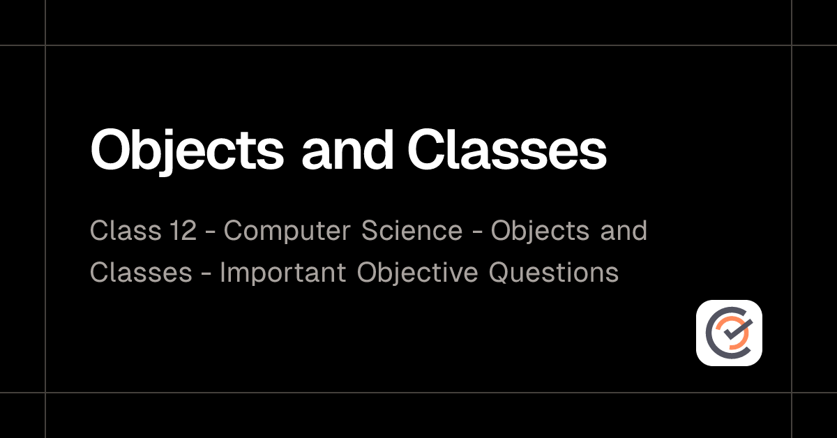 Objects and Classes
